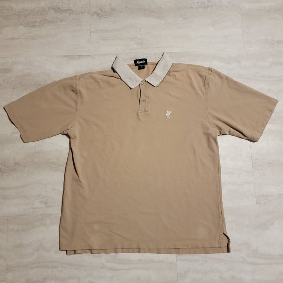 Ashworth | Shirts | Vintage Ashworth Embroidered Tan Golf Polo Mens ...